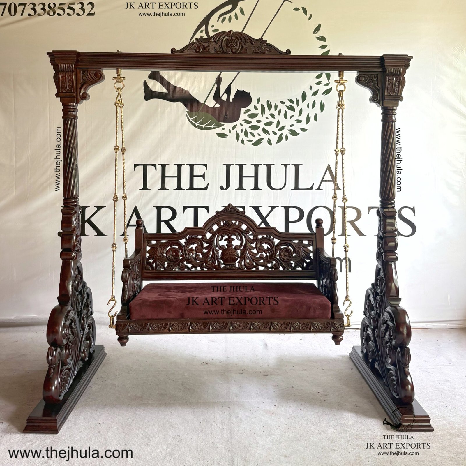 Handcrafted Wooden Swings & Furniture - The Jhula