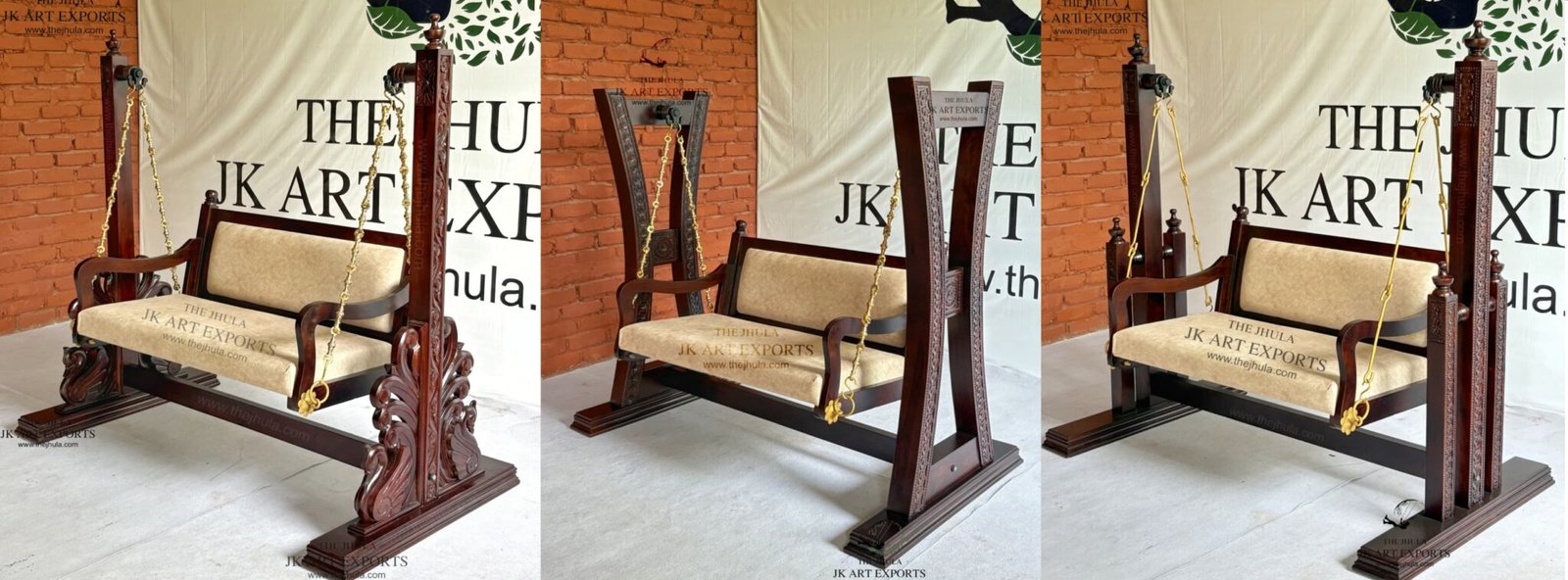Handcrafted Wooden Swings & Furniture - The Jhula