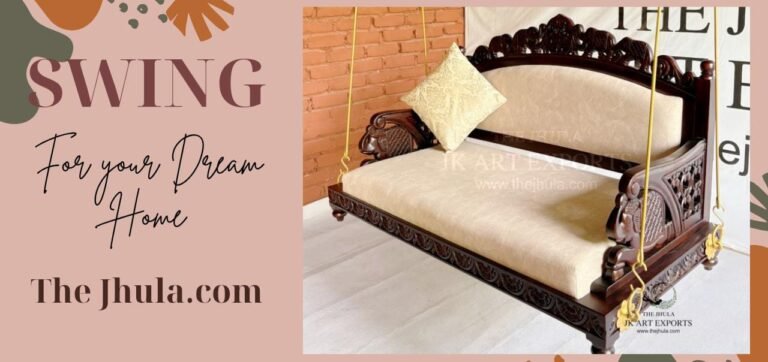 Handcrafted Wooden Swings & Furniture - The Jhula